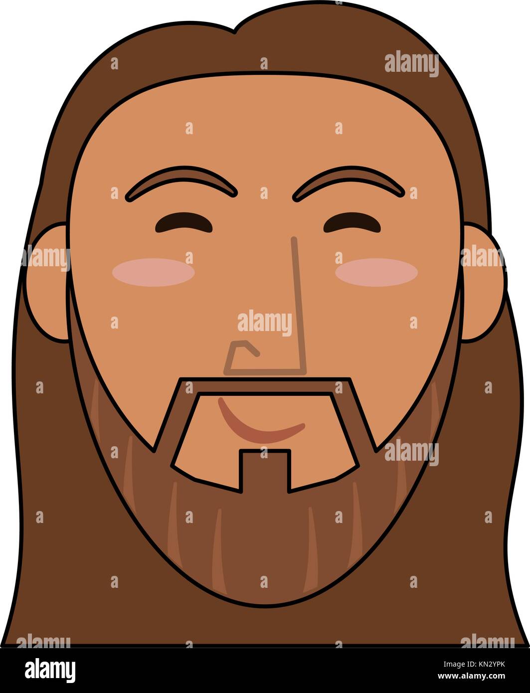 Jesus face cartoon hi-res stock photography and images - Alamy