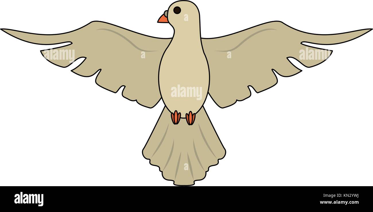 Dove bird cartoon Stock Vector Image & Art - Alamy