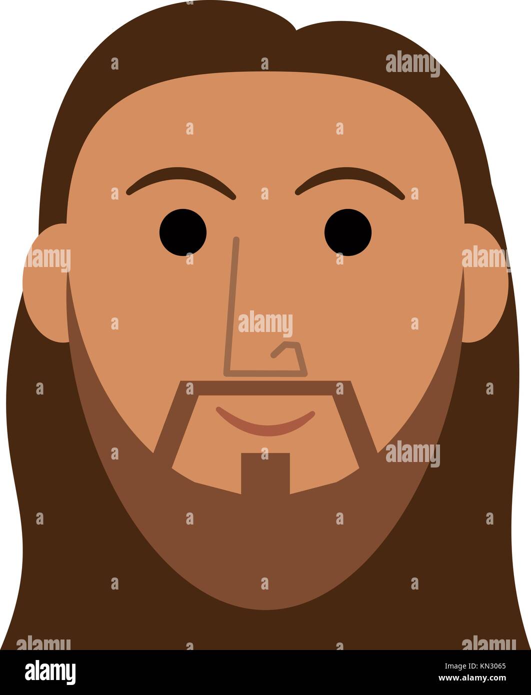 Face jesus christ line hi-res stock photography and images - Alamy