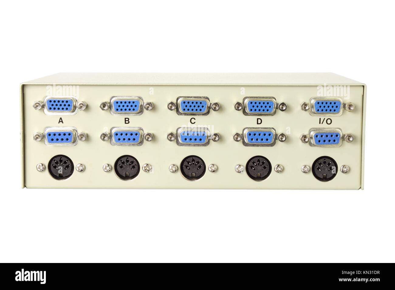 Serial port background Cut Out Stock Images & Pictures - Alamy