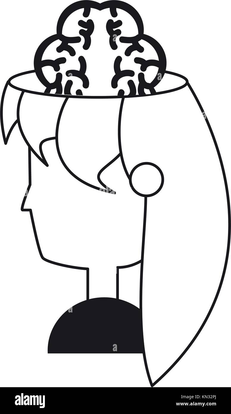 woman head and brain icon Stock Vector Image & Art - Alamy