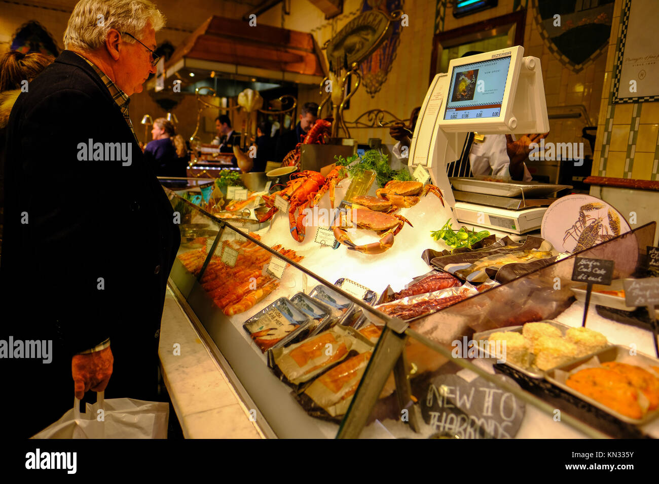 Harrods department store, Knightsbridge, London, United Kingdom Stock ...