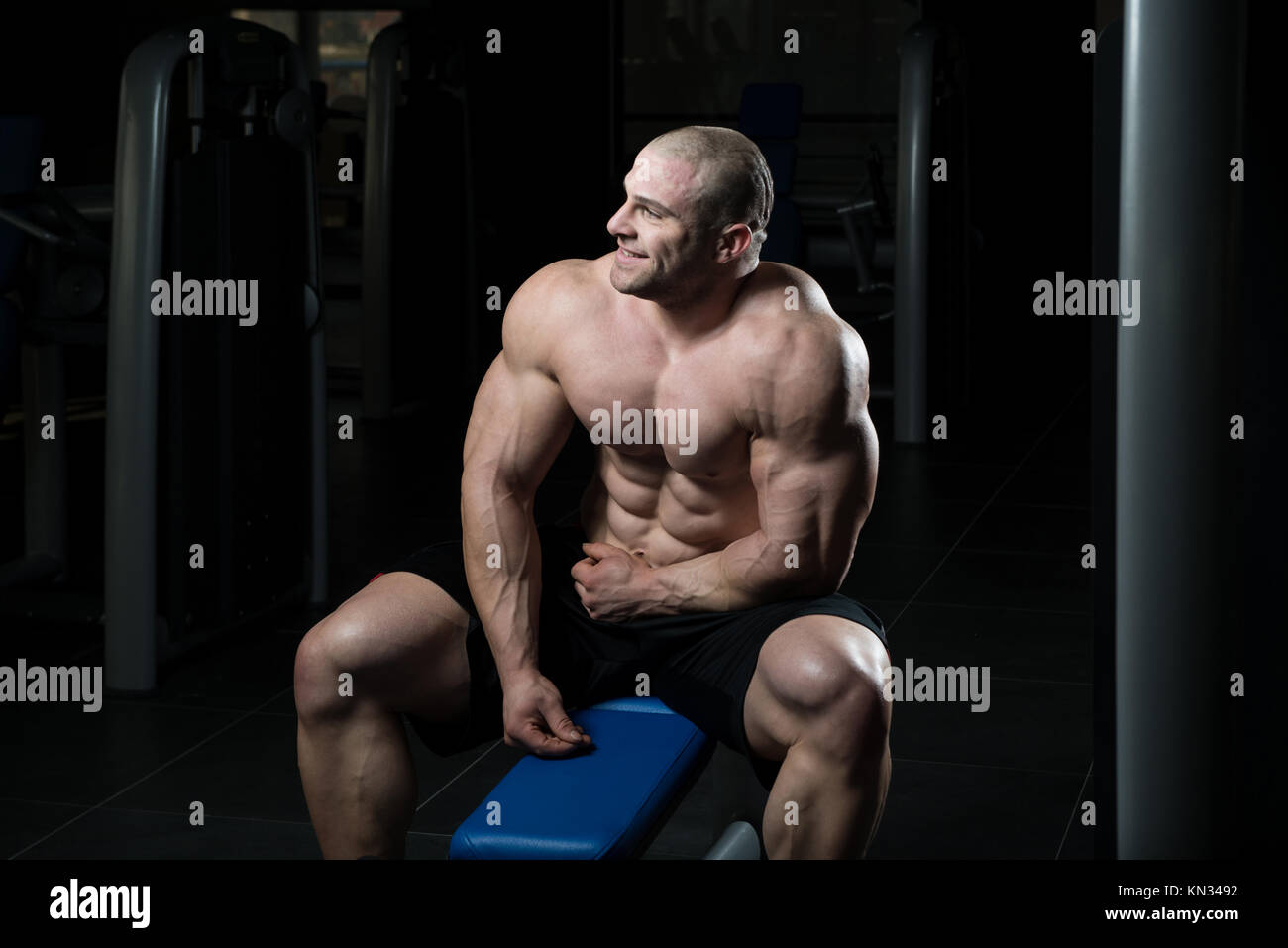 Handsome Good Looking And Attractive Young Man With Muscular Body ...