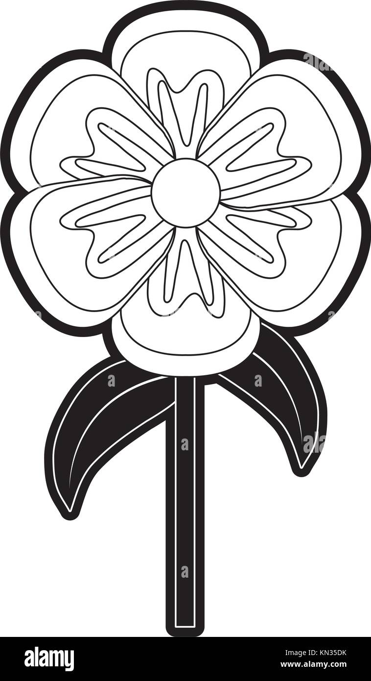 flower stem vector illustration Stock Vector Image & Art - Alamy