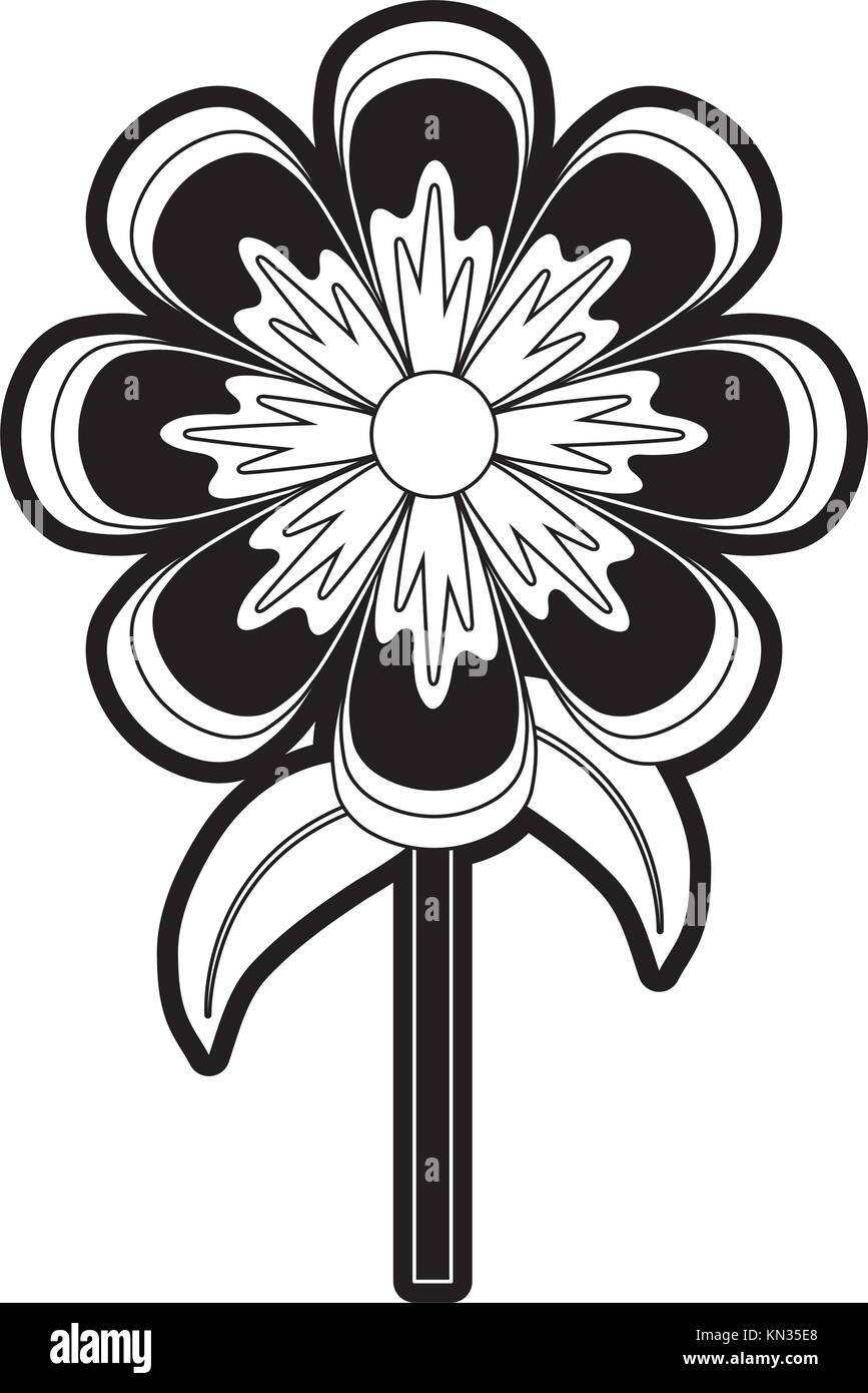 flower stem vector illustration Stock Vector Image & Art - Alamy