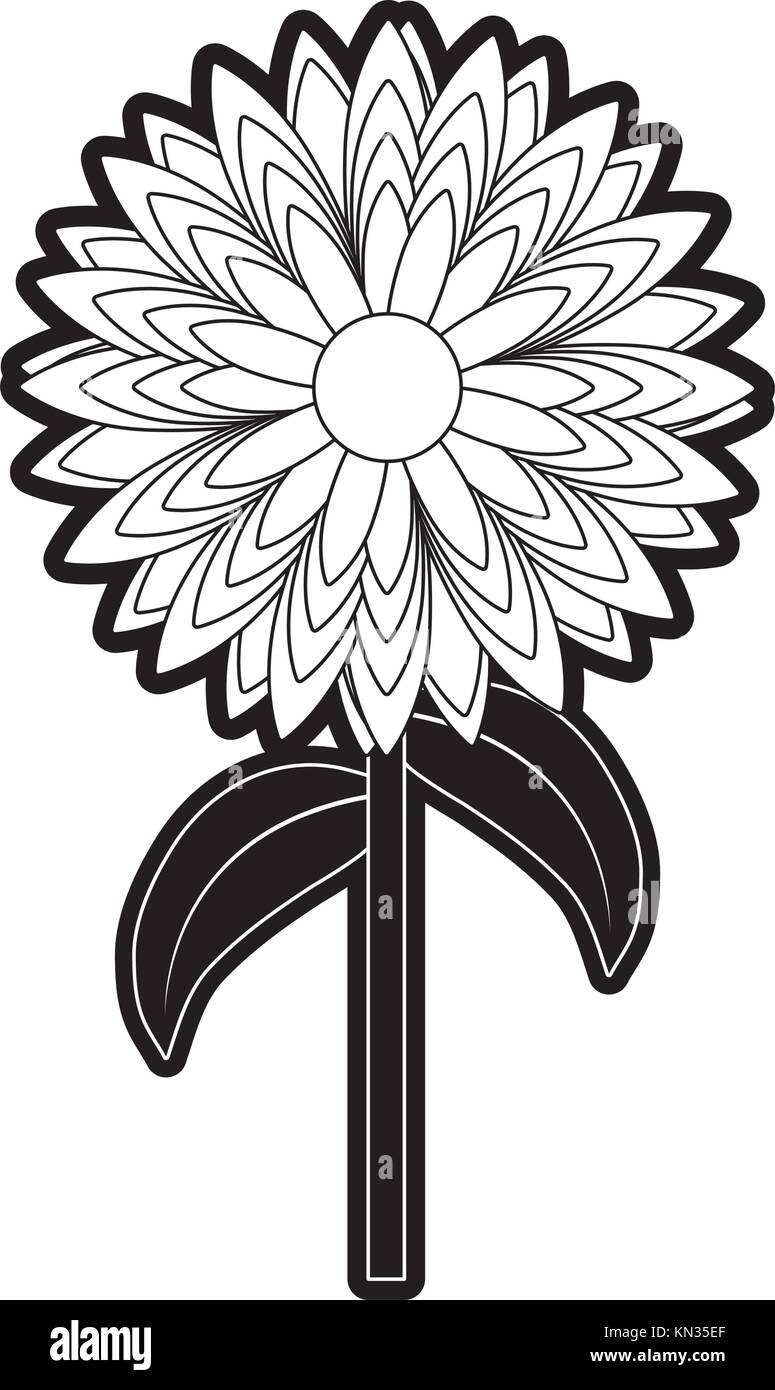 flower stem vector illustration Stock Vector Image & Art - Alamy