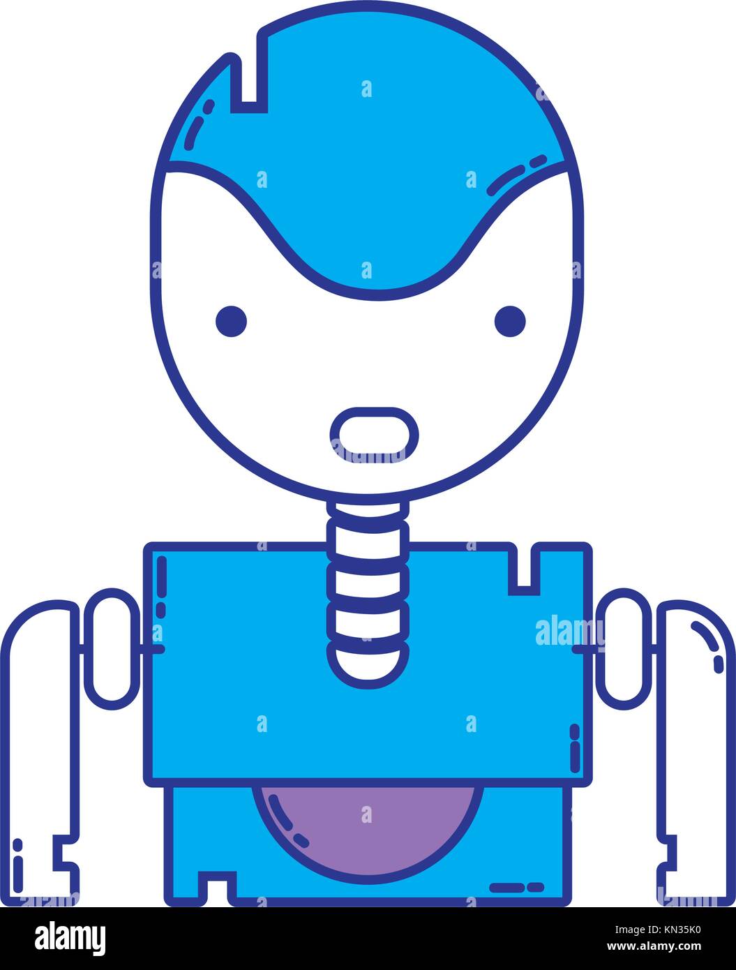 Tecnology face Stock Vector Images - Alamy