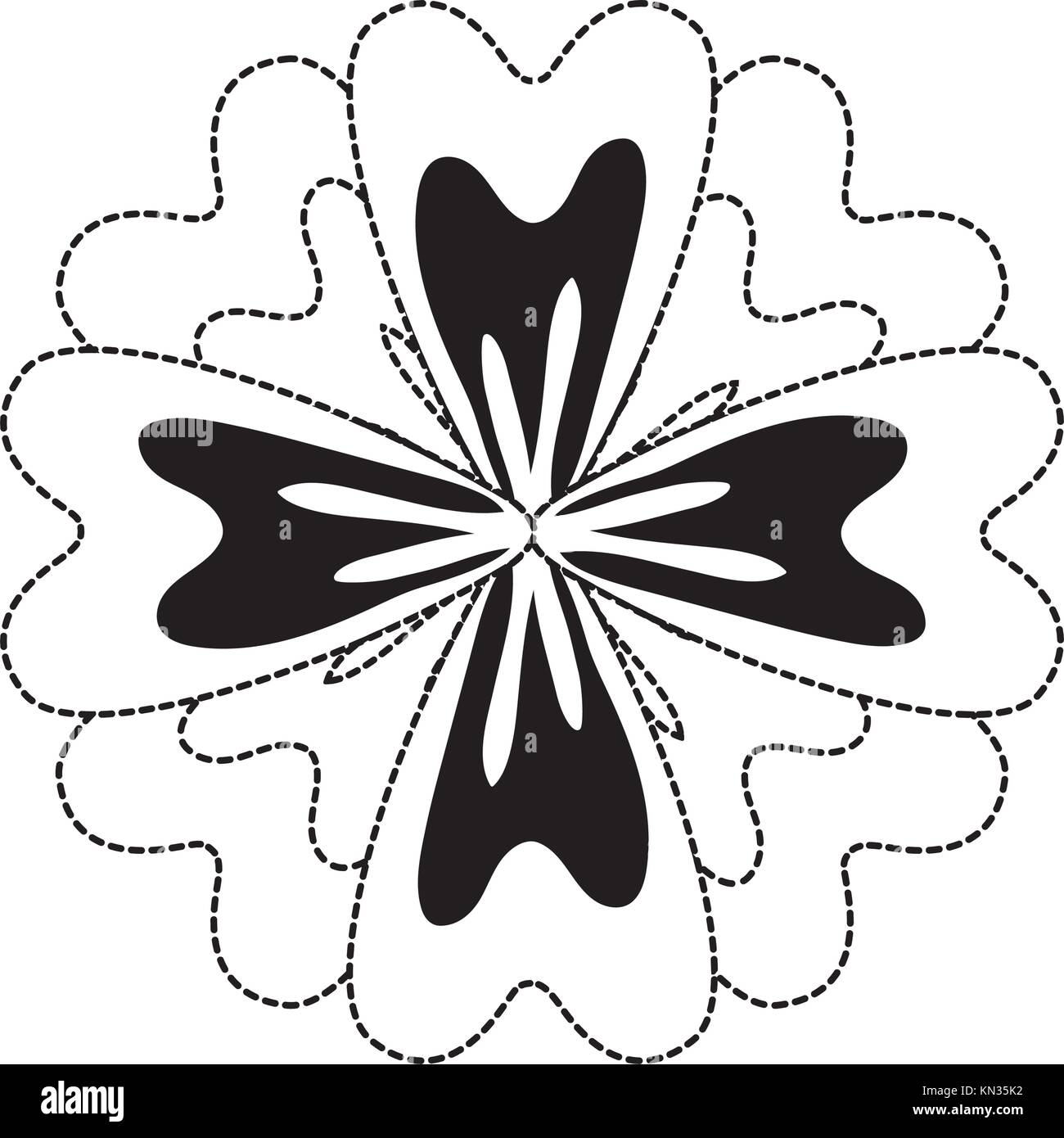 flower sticker vector illustration Stock Vector Image & Art - Alamy