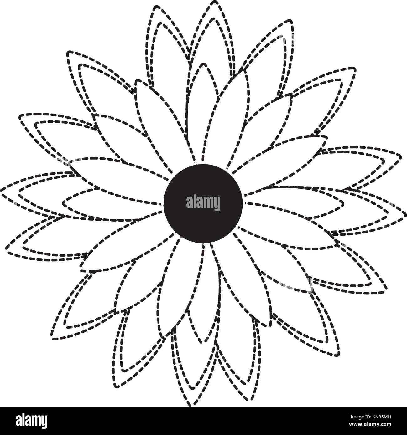 flower sticker vector illustration Stock Vector Image & Art - Alamy