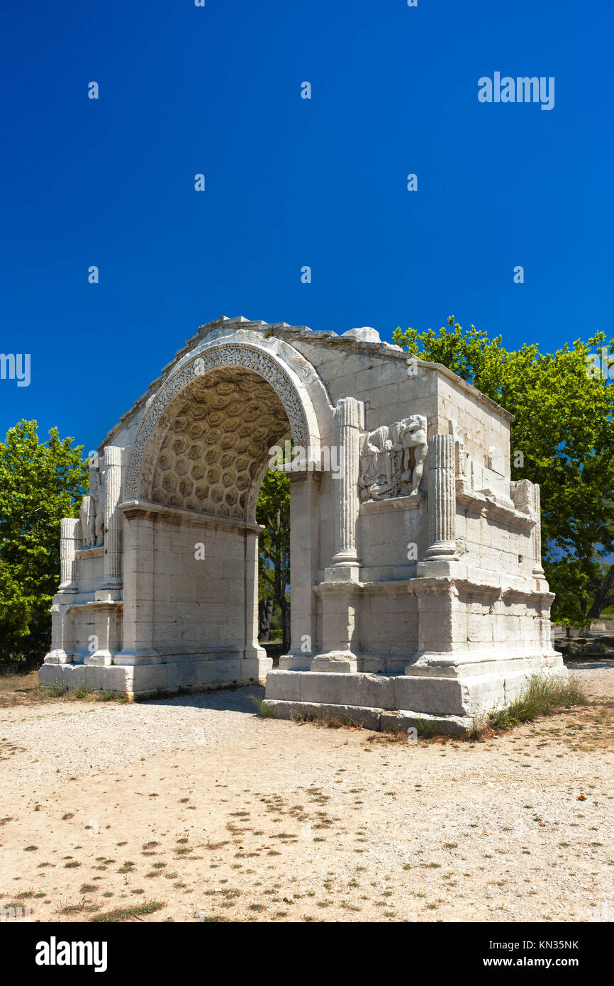 The triumphal arch of glanum hi-res stock photography and images - Alamy