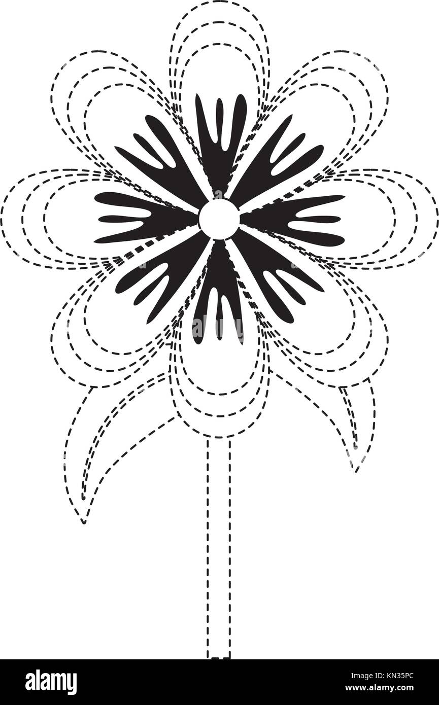 flower stem vector illustration Stock Vector Image & Art - Alamy