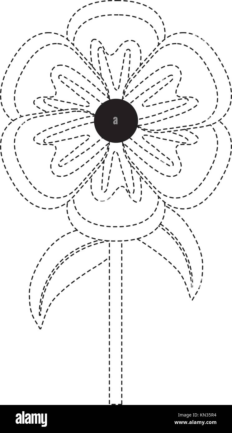 flower stem vector illustration Stock Vector Image & Art - Alamy