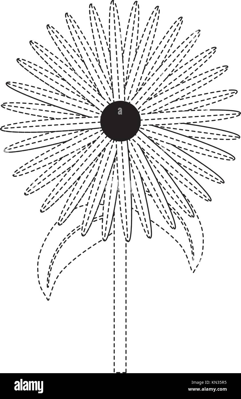 flower stem vector illustration Stock Vector Image & Art - Alamy