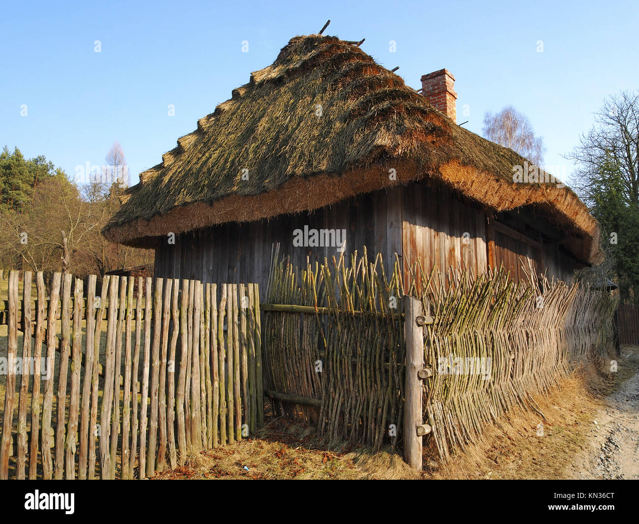 Old Polish White Wooden House High Resolution Stock Photography and ...