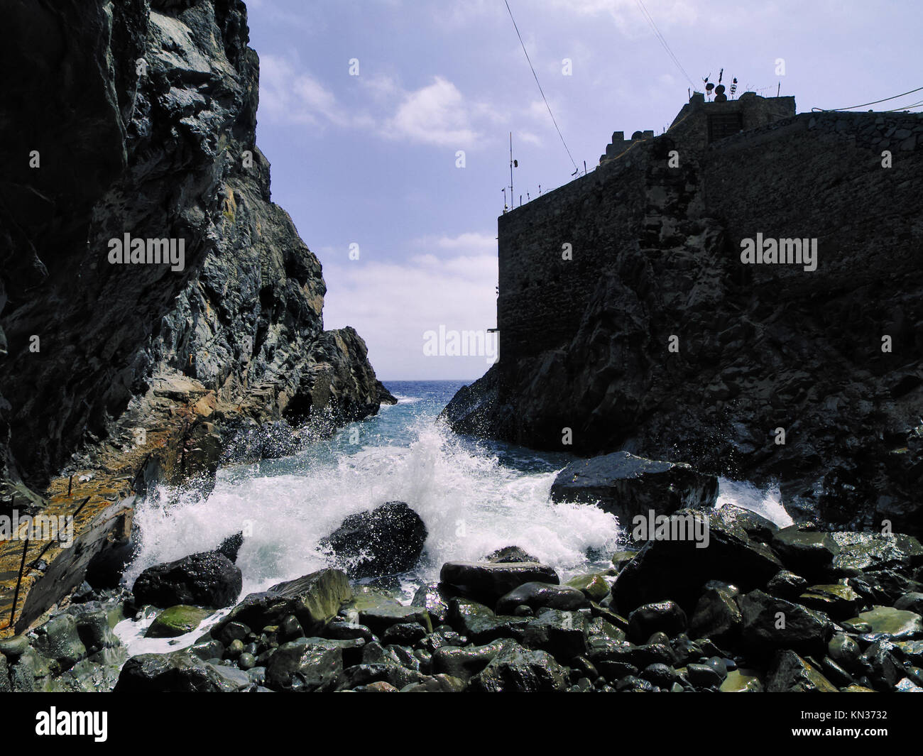 Castel del Mar(Sea Castel), La Gomera, Canary Islands, Spain Stock ...