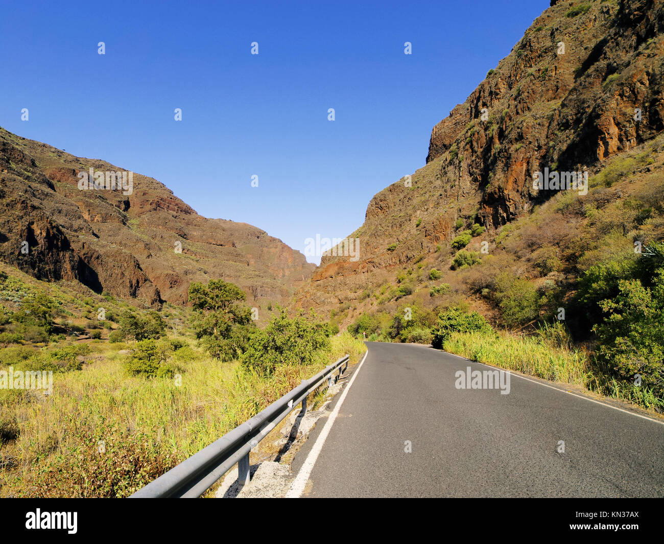 Barranco de Guayadeque - Gully on Gran Canaria, Canary Islands, Spain ...