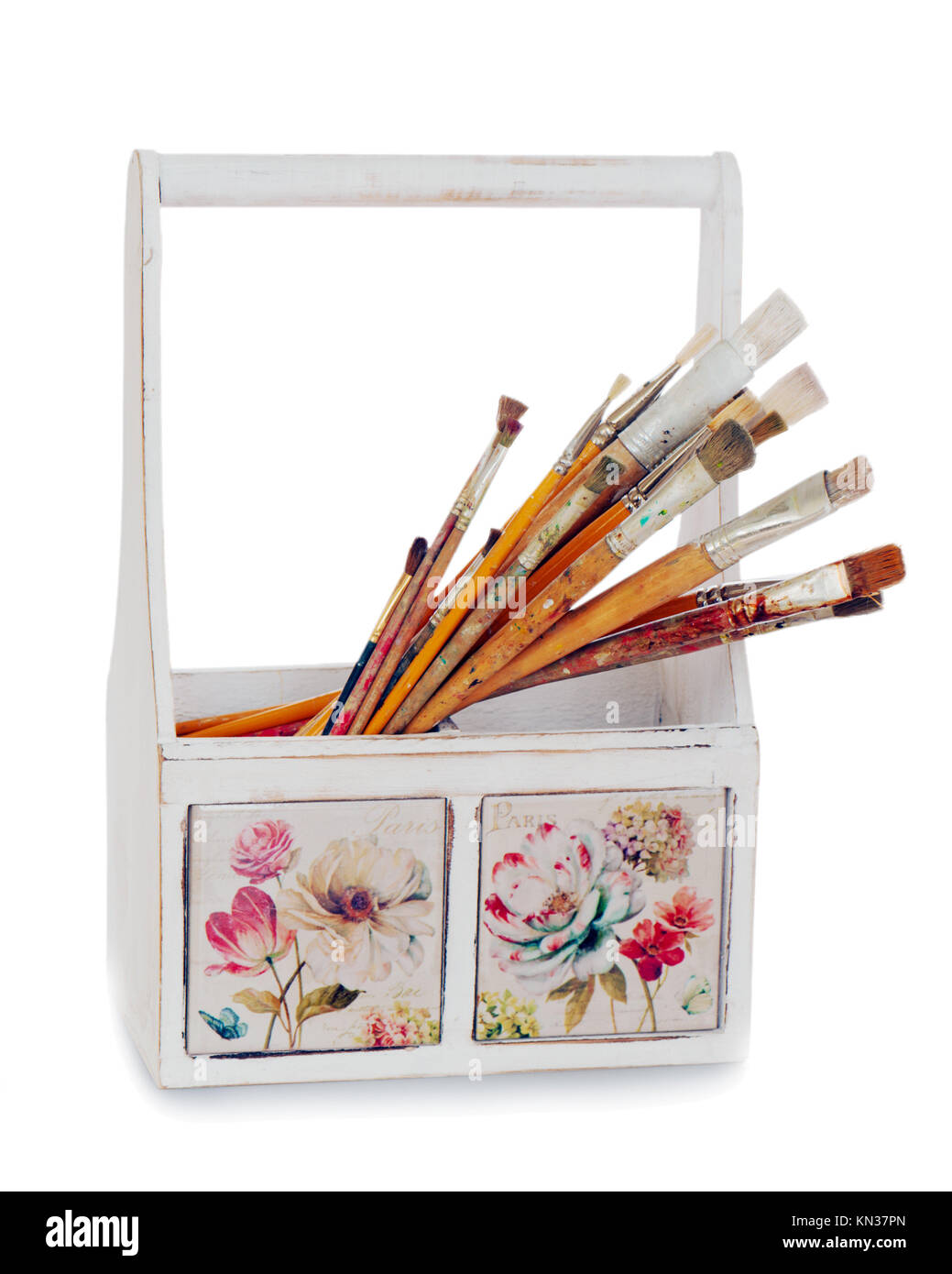 Paint box paintbrush hi-res stock photography and images - Alamy