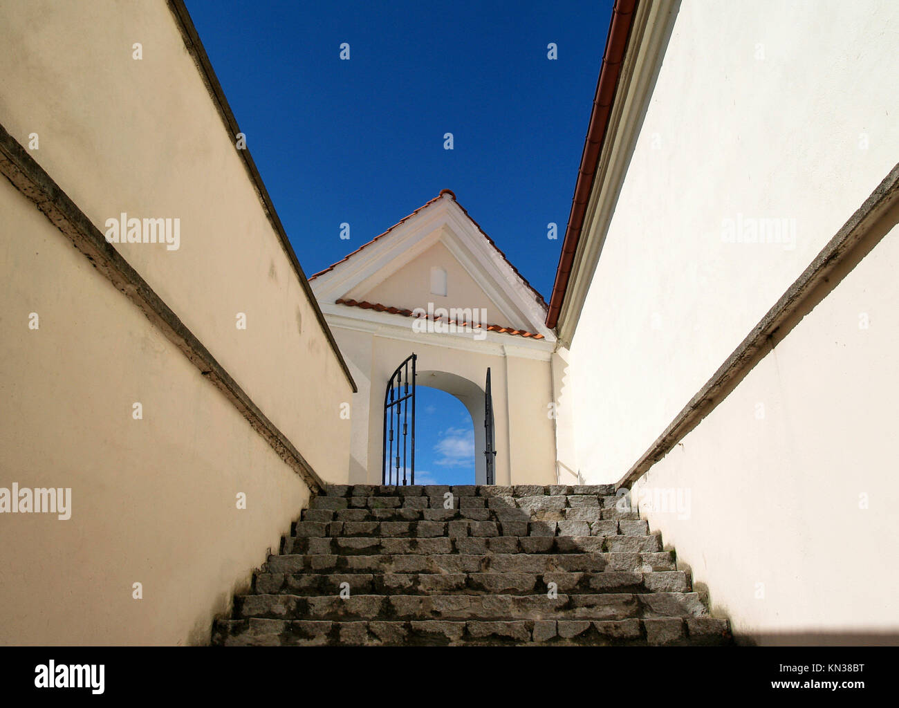 Gate At The Top Of Stairs High Resolution Stock Photography and Images ...