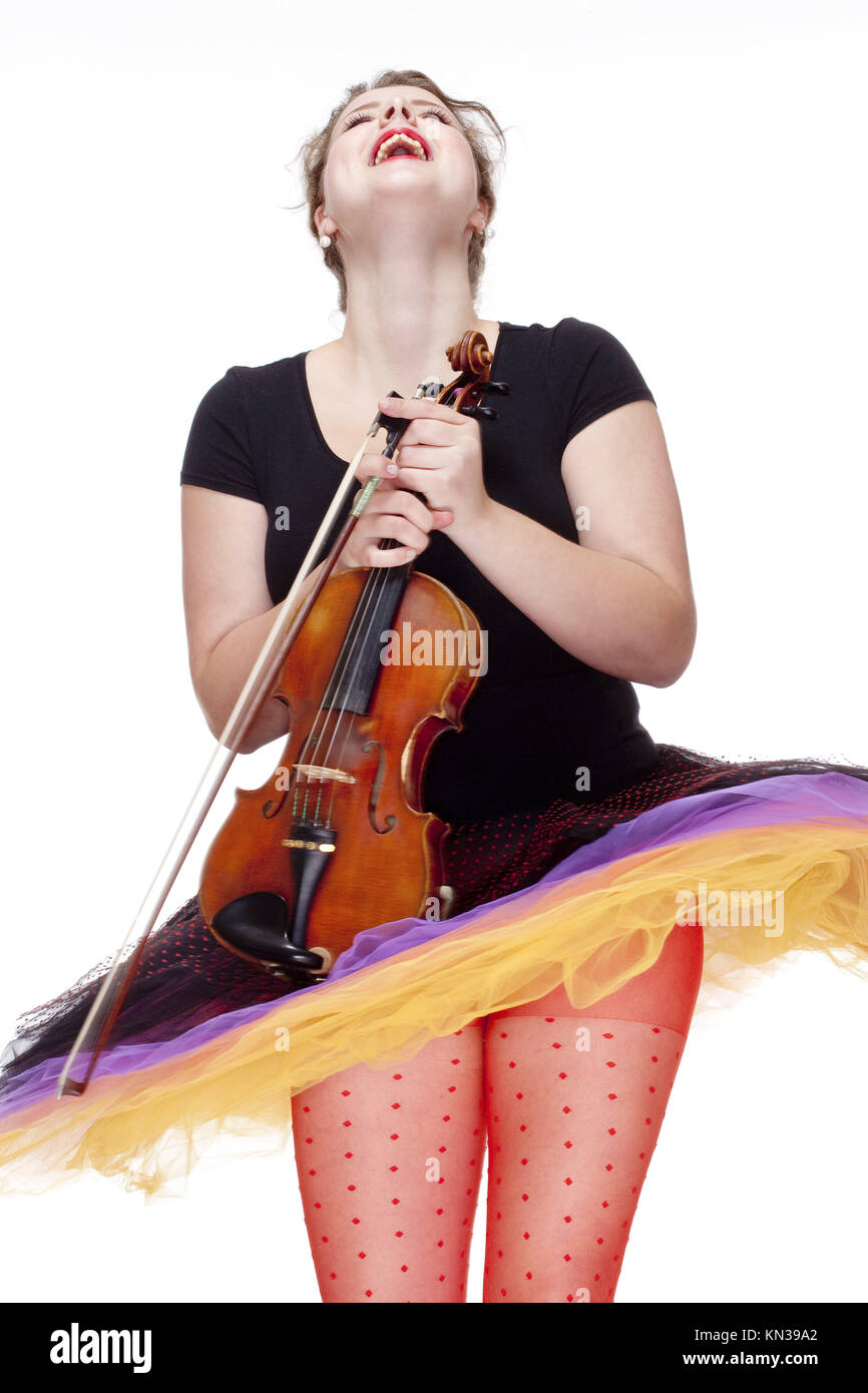 Female Violin Player High Resolution Stock Photography and Images - Alamy