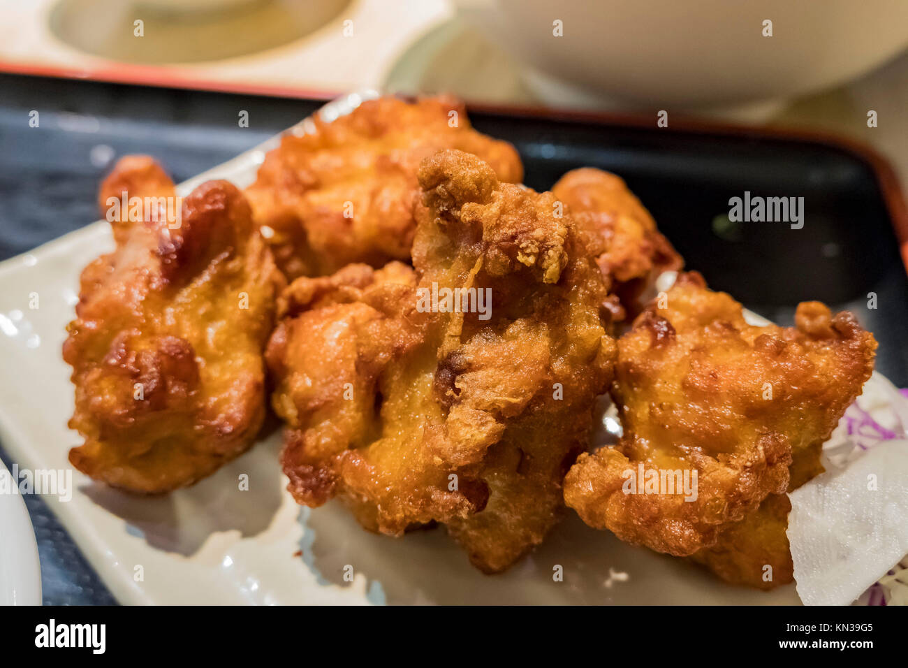 Japanese style fried chicken, ate at Taipei, Taiwan Stock Photo - Alamy