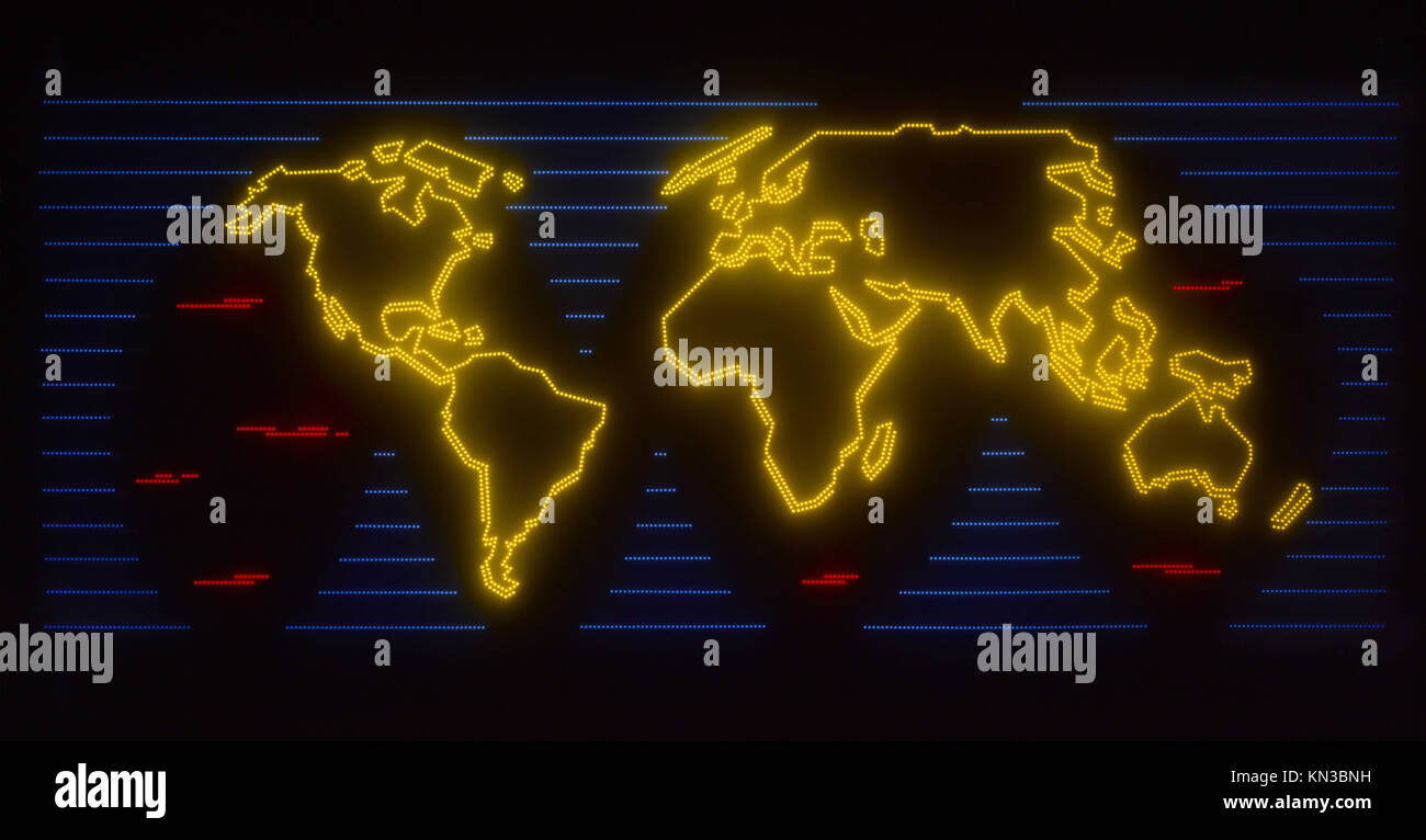 Neon globe hi-res stock photography and images - Alamy