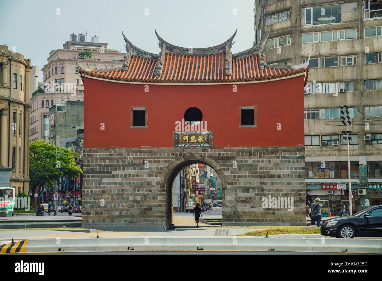 Taipei, AUG 18: The historical Cheng En Gate on AUG 18, 2017 at Taipei ...
