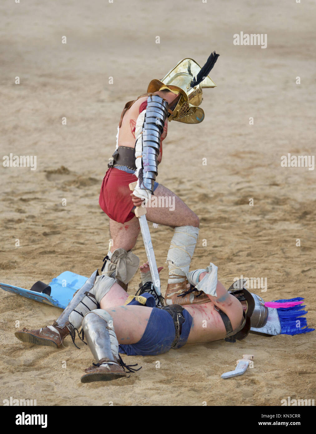 Mirmillo gladiator hi-res stock photography and images - Alamy