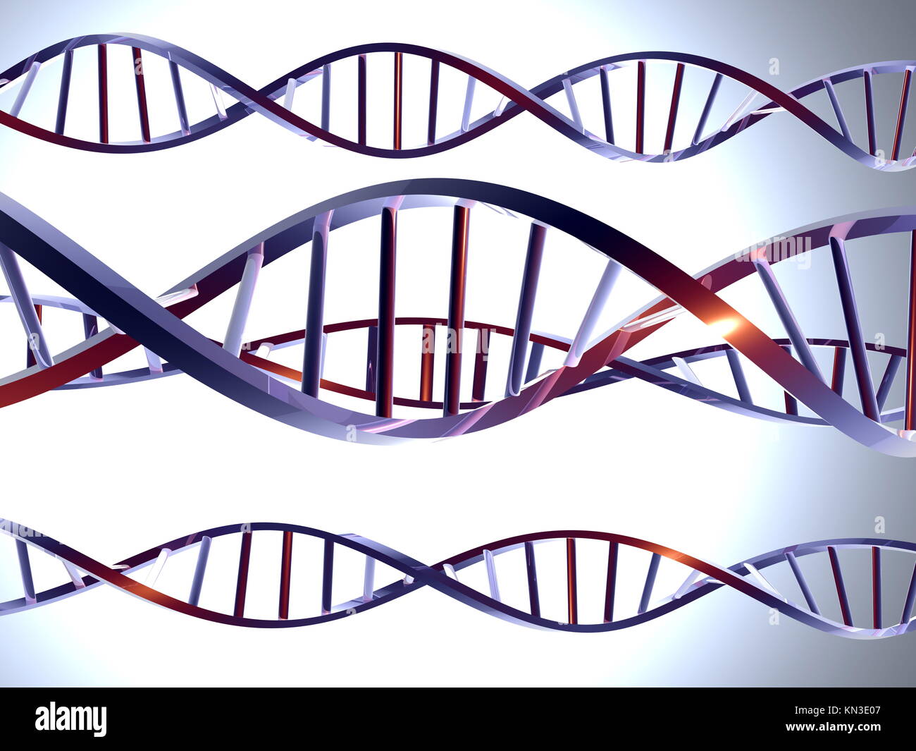 3 dna double helix hi-res stock photography and images - Alamy