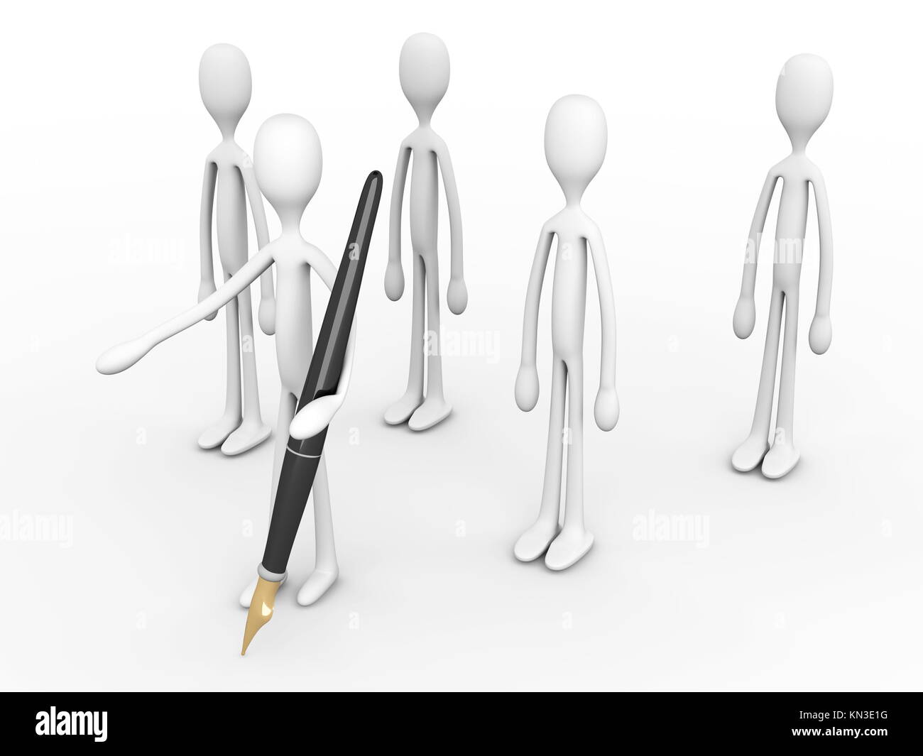 Group signing Cut Out Stock Images & Pictures - Alamy
