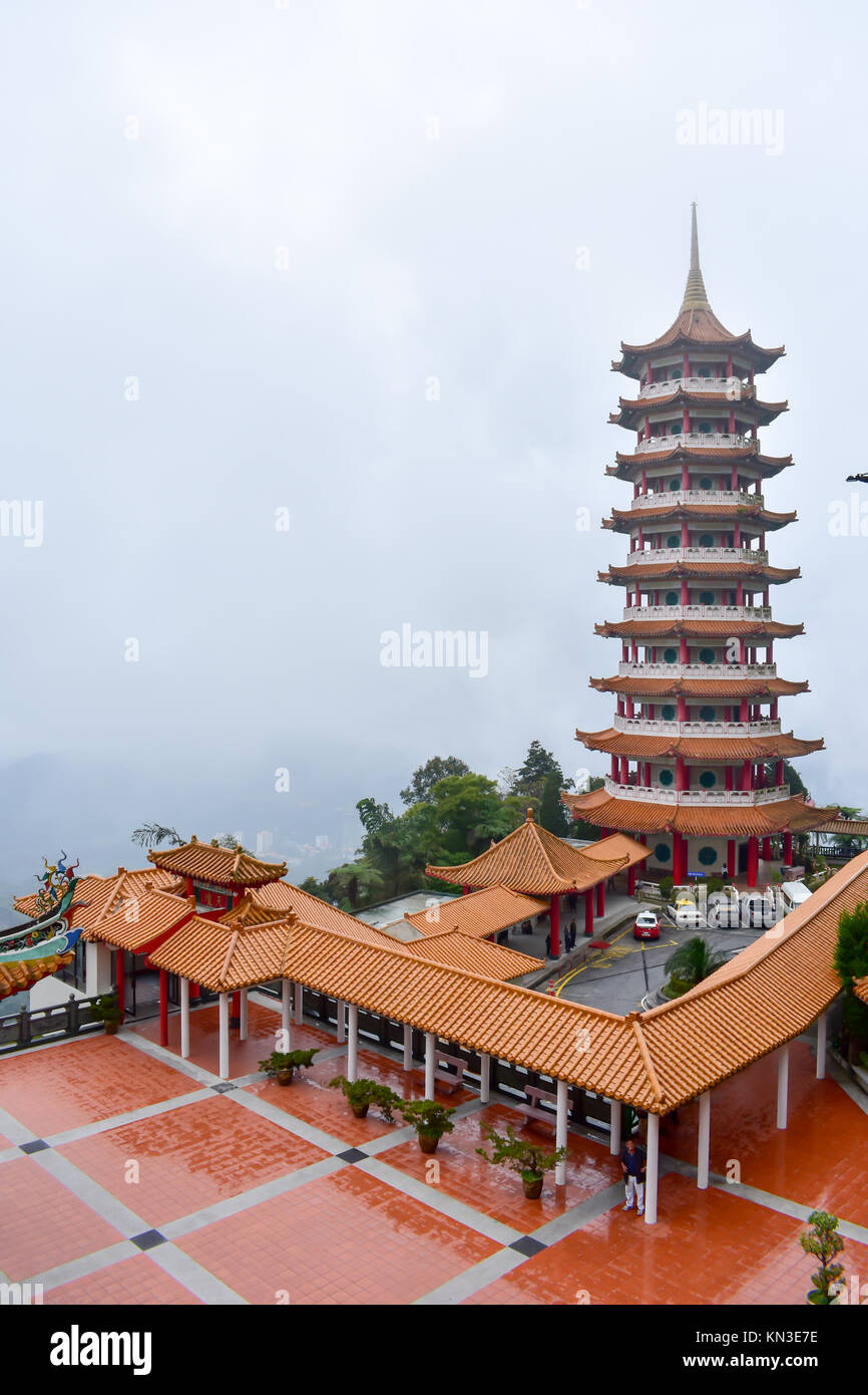 Genting Highlands, Malaysia - November 2, 2017: Chinese Pagoda Styled ...