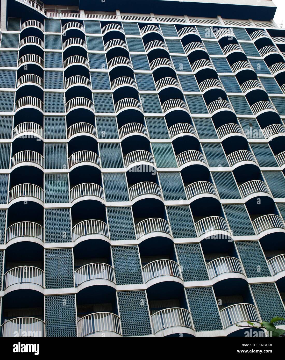 Retro building facade in Tehran, Iran Stock Photo - Alamy