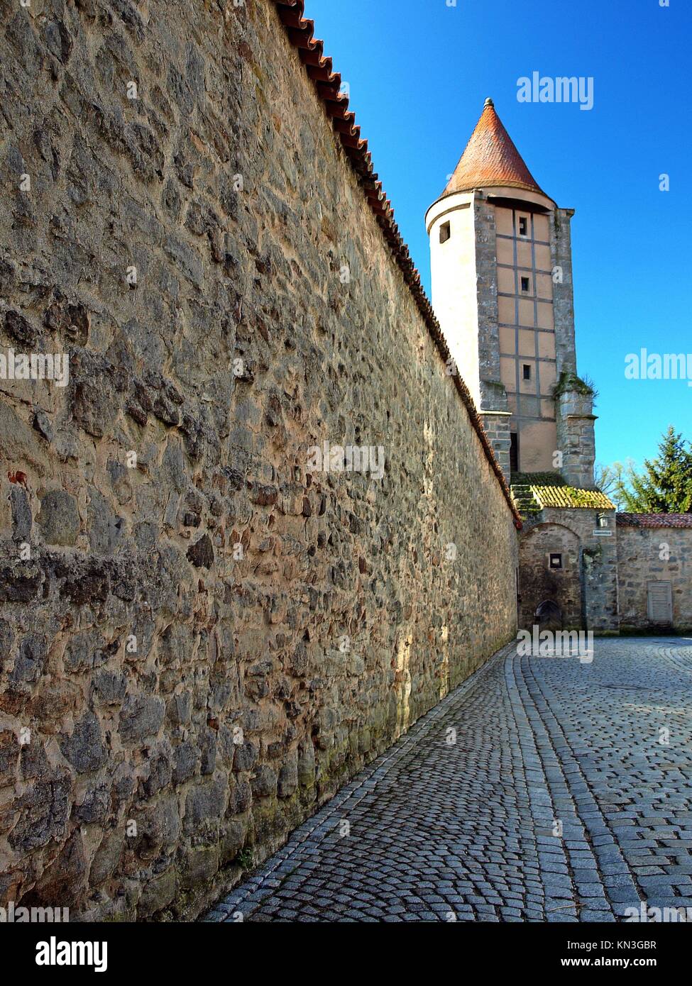 German town wall hi-res stock photography and images - Alamy