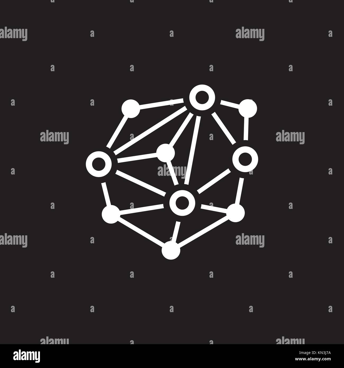 Blockchain network concept Stock Vector Images - Alamy