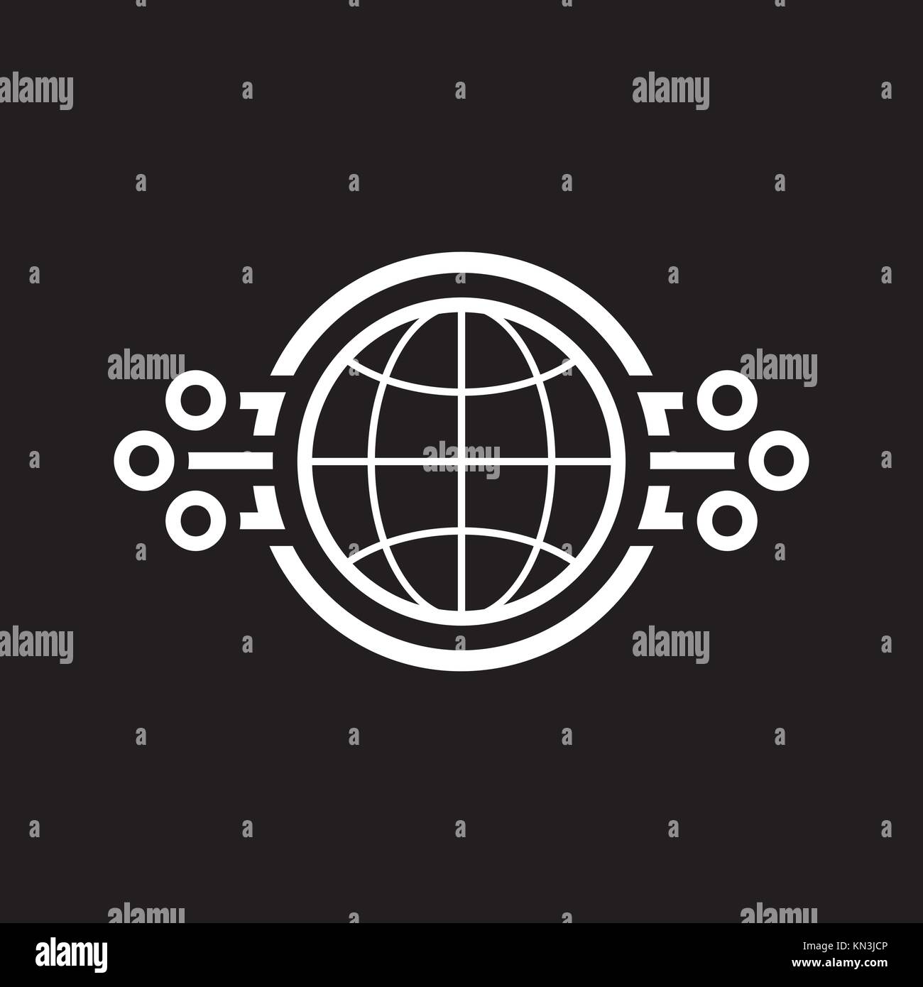 Global social network Stock Vector Images - Alamy