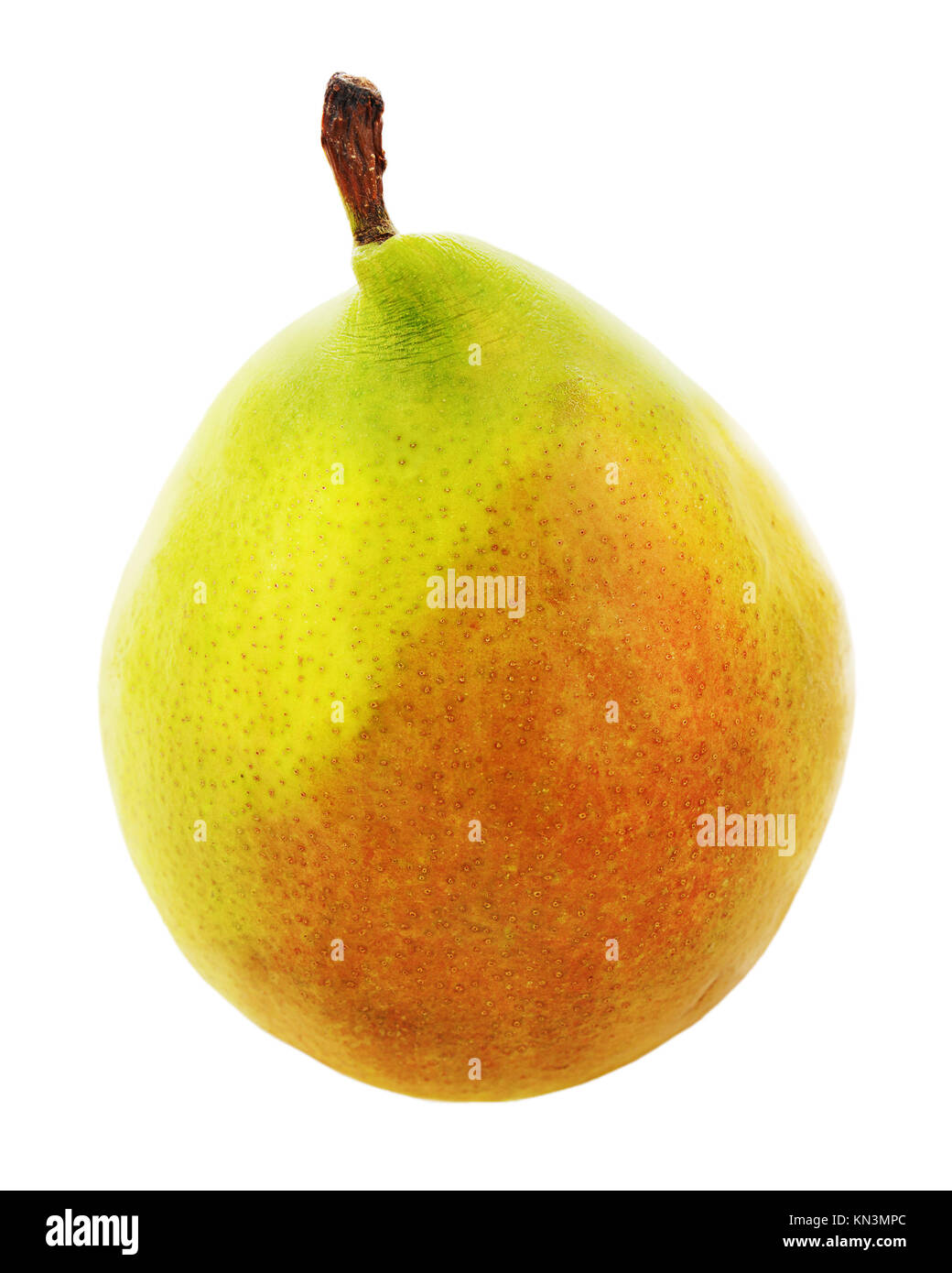Ripe pear isolated on white background. Closeup Stock Photo - Alamy