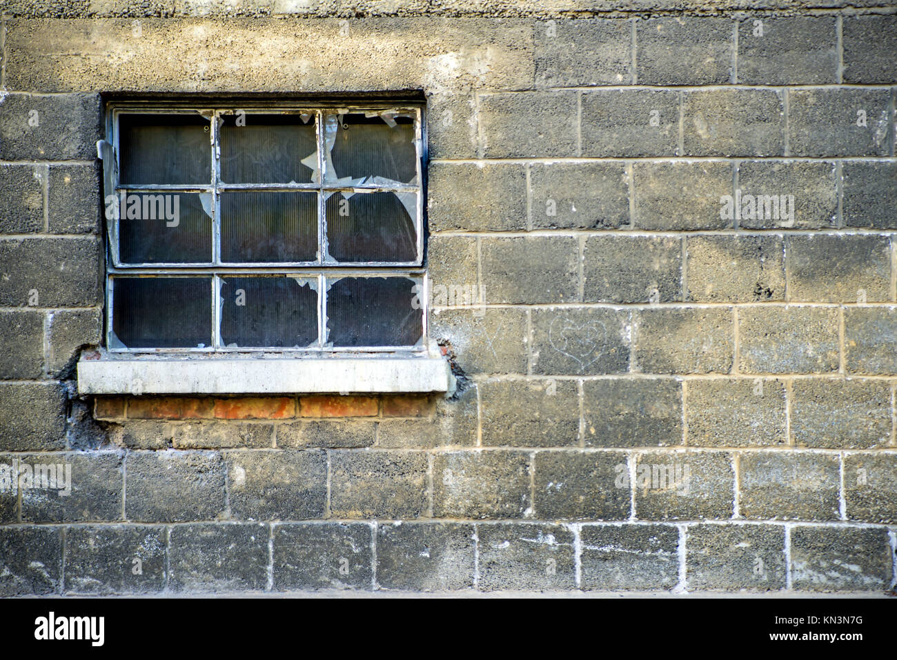 damaged old window Stock Photo - Alamy