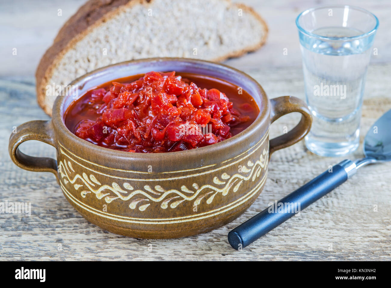 Borschtsch, stew of Russia Stock Photo - Alamy