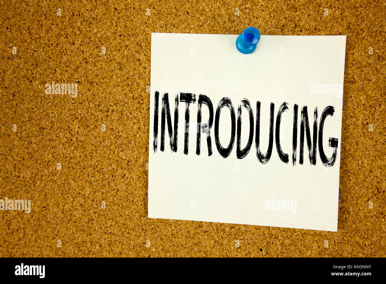 Conceptual hand writing text caption inspiration showing Introducing ...