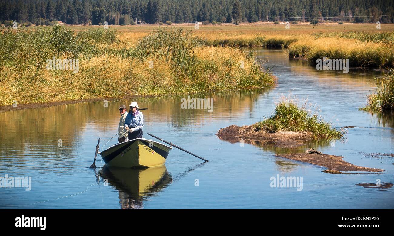 Fishermen fish in the marsh at the Wood River Wetland August 26, 2016 ...
