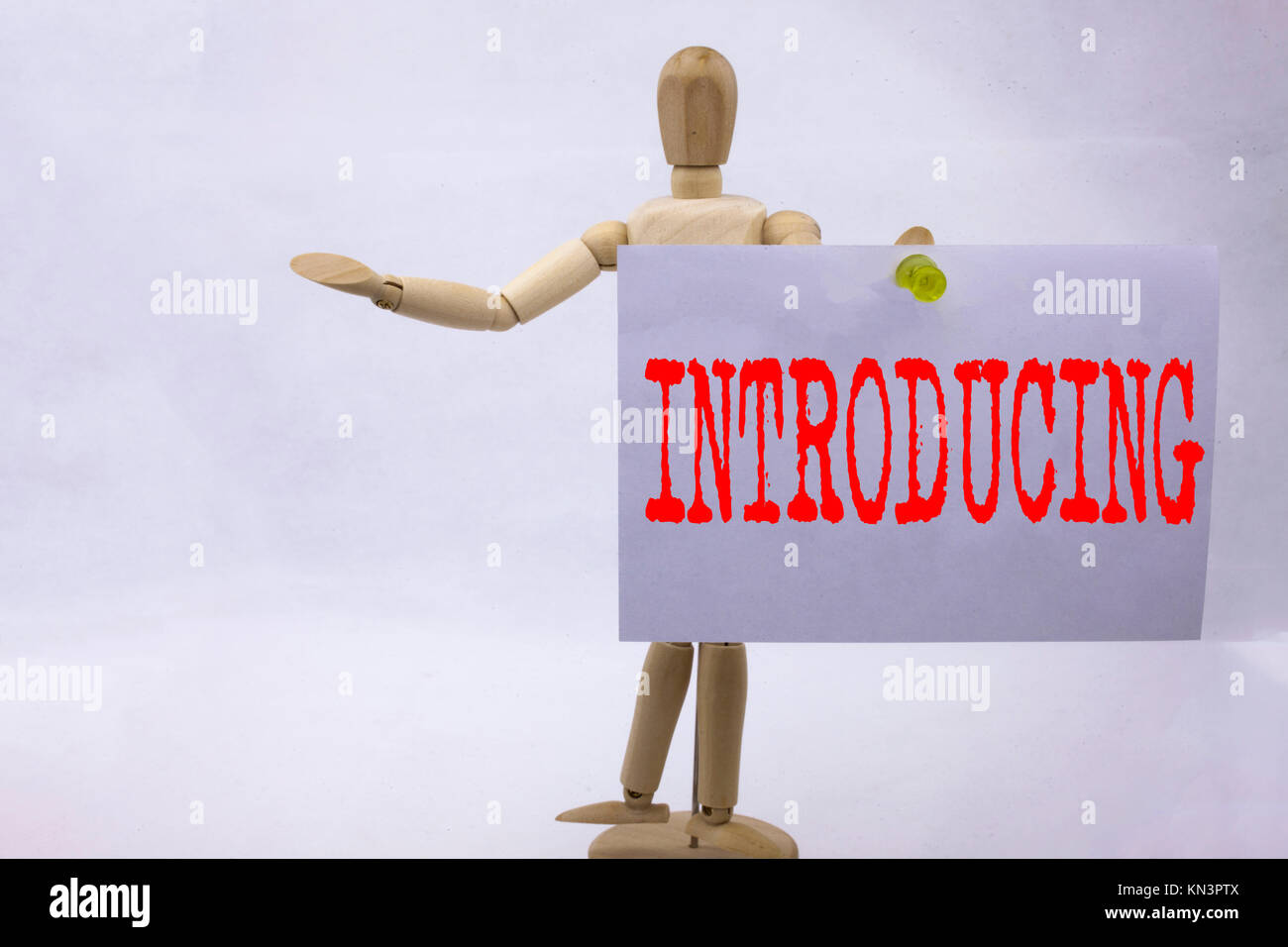 Conceptual hand writing text caption inspiration showing Introducing ...