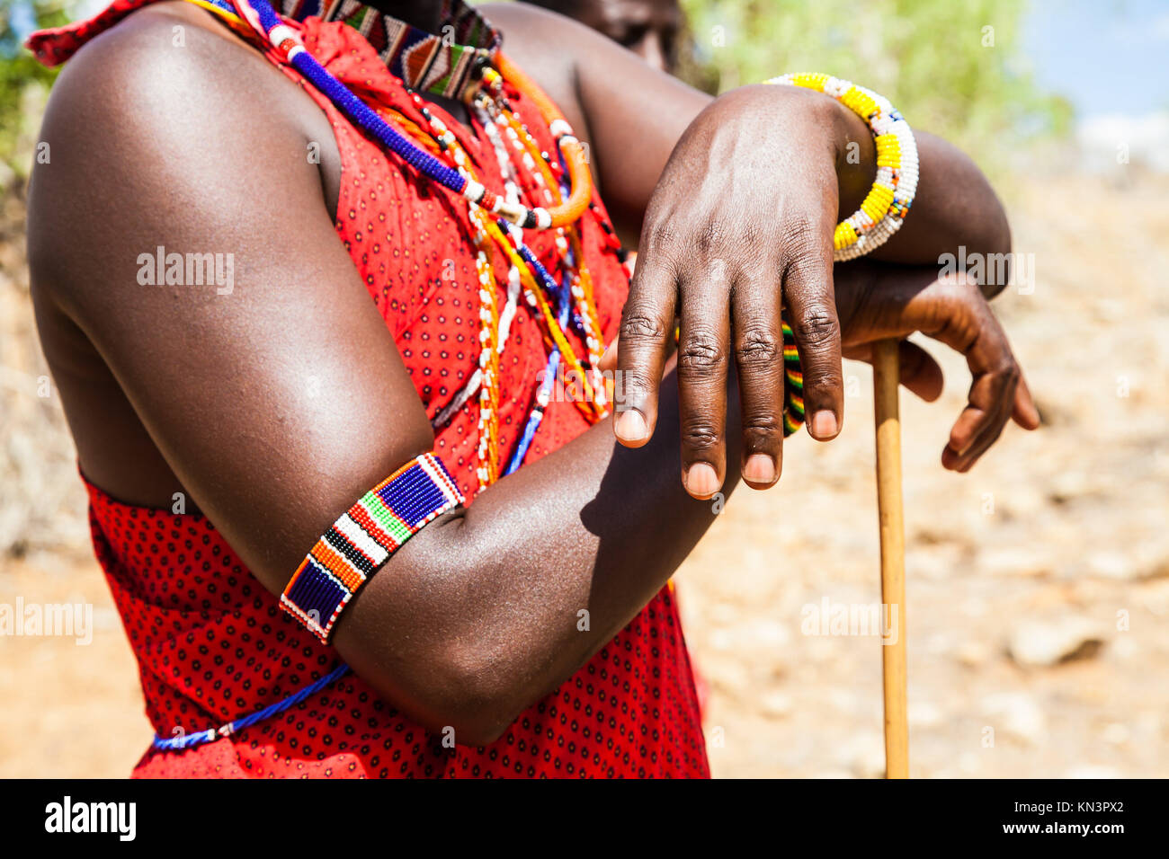 Masai Man Traditional Costume High Resolution Stock Photography and ...