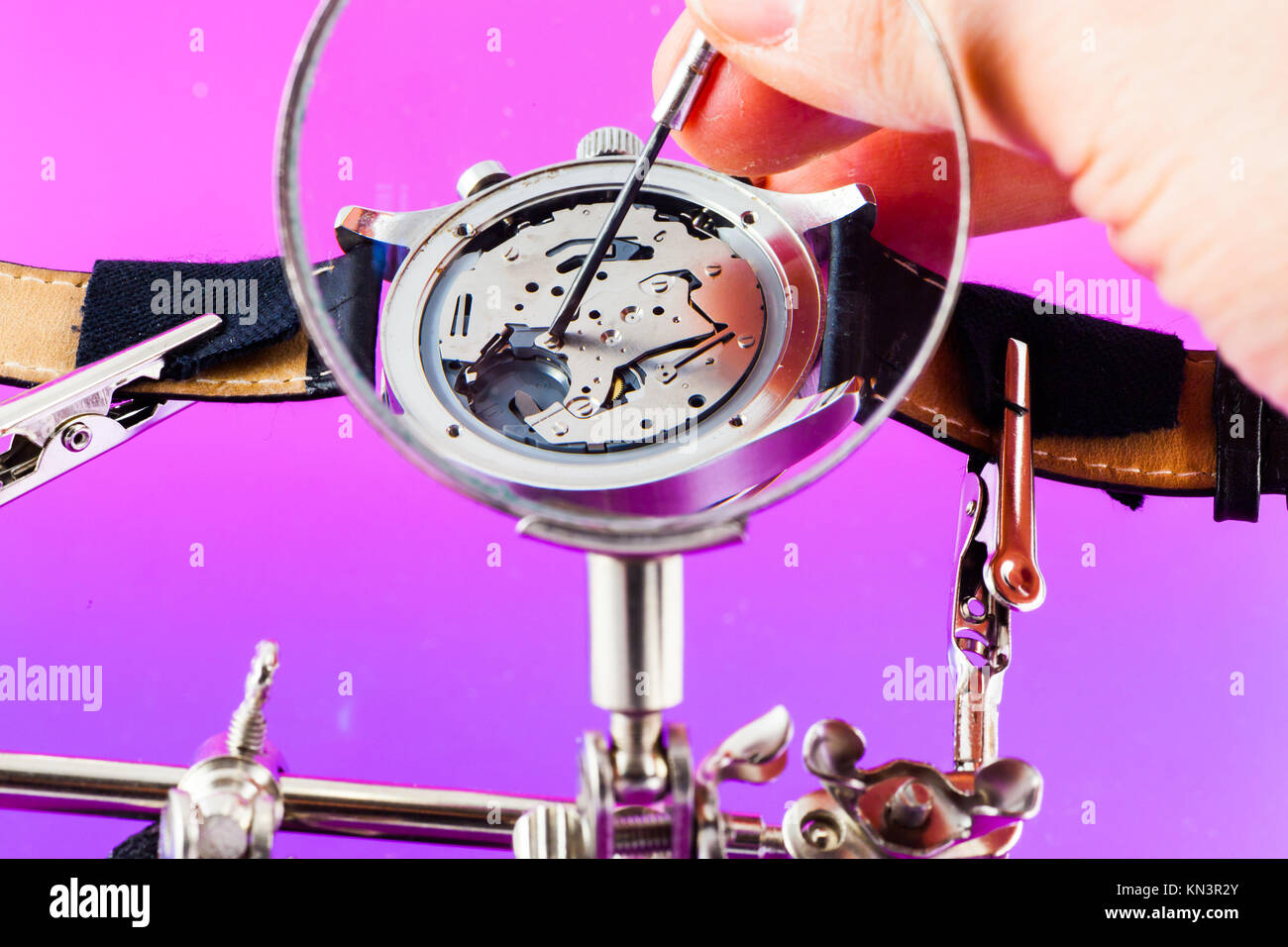 Watchmaker magnifier hi-res stock photography and images - Alamy