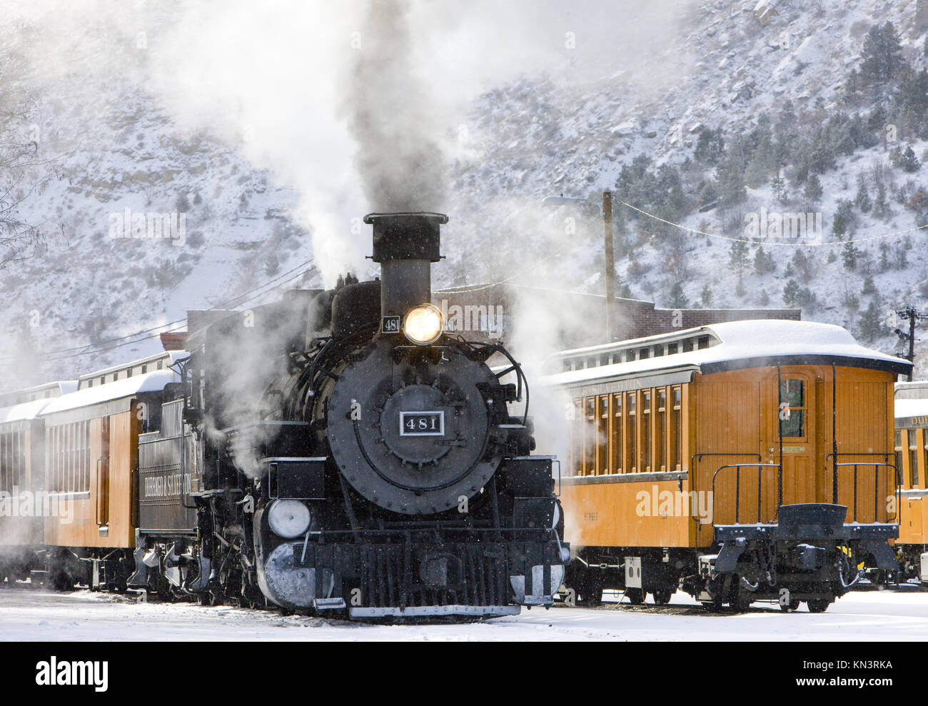 Usa united states narrow gauge steam engine transportation hi-res stock ...