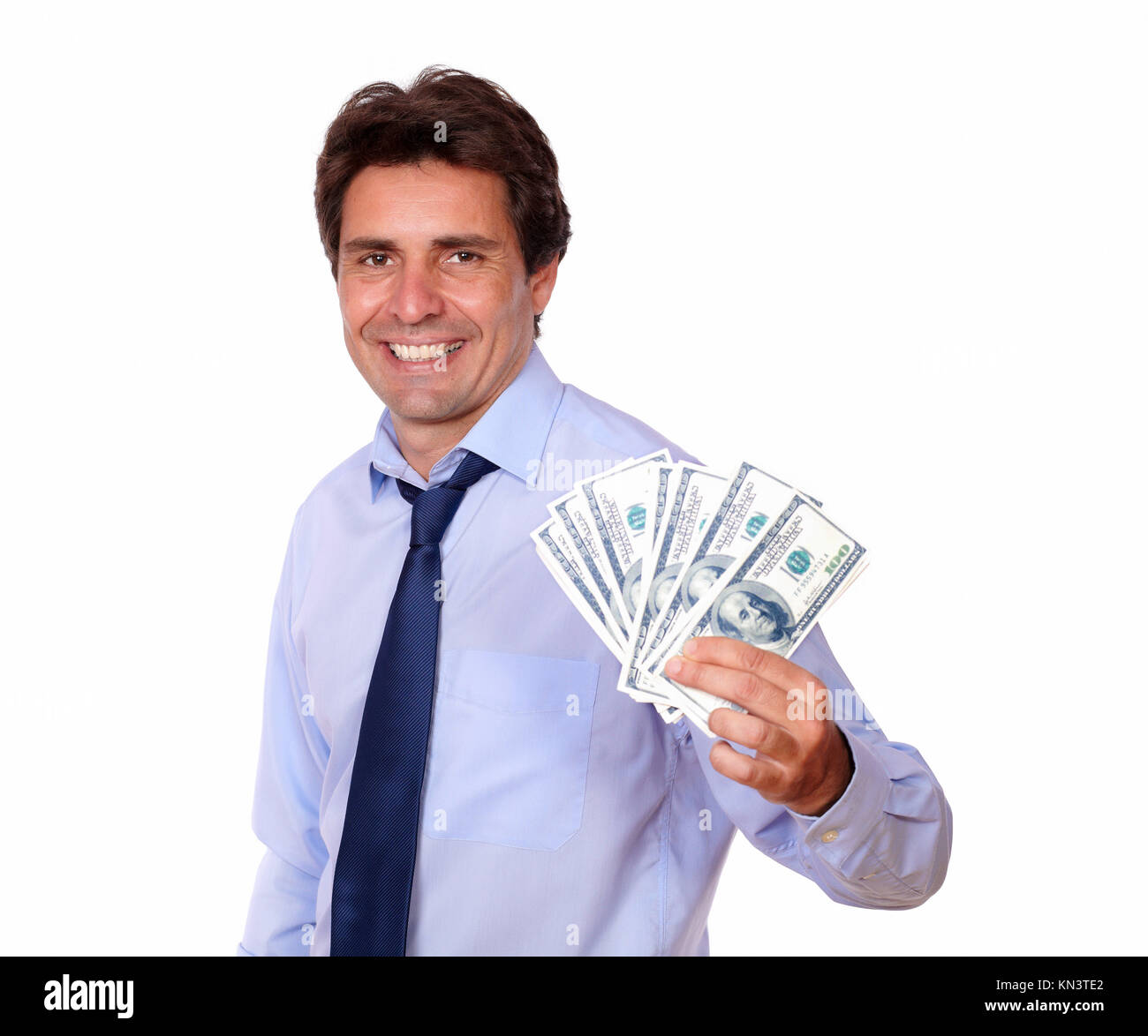 Man looking up background white hi-res stock photography and images - Alamy