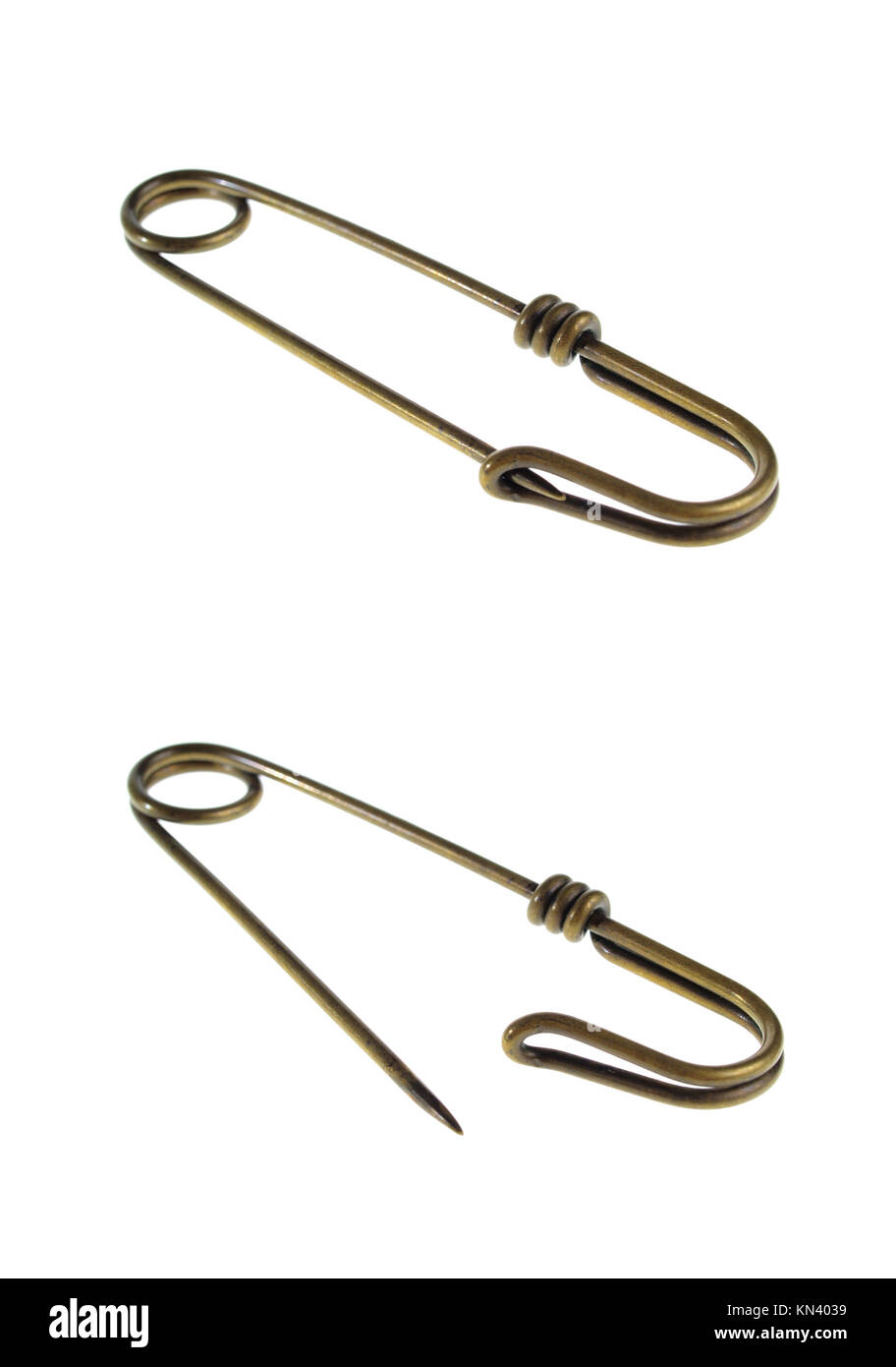 Safety pin jewellery Cut Out Stock Images & Pictures - Alamy