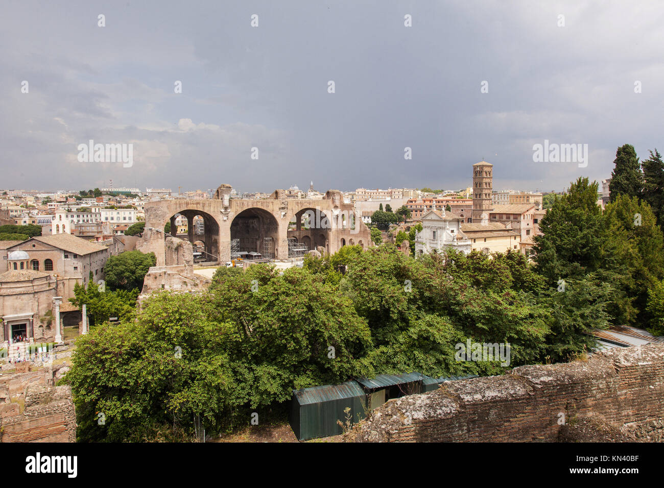 Basilica maxentius constantine hi-res stock photography and images - Alamy