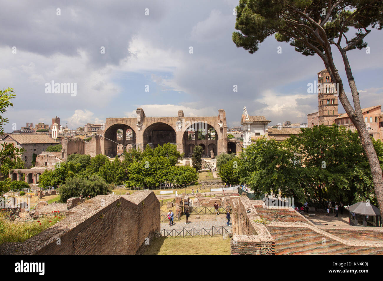 Basilica maxentius constantine hi-res stock photography and images - Alamy