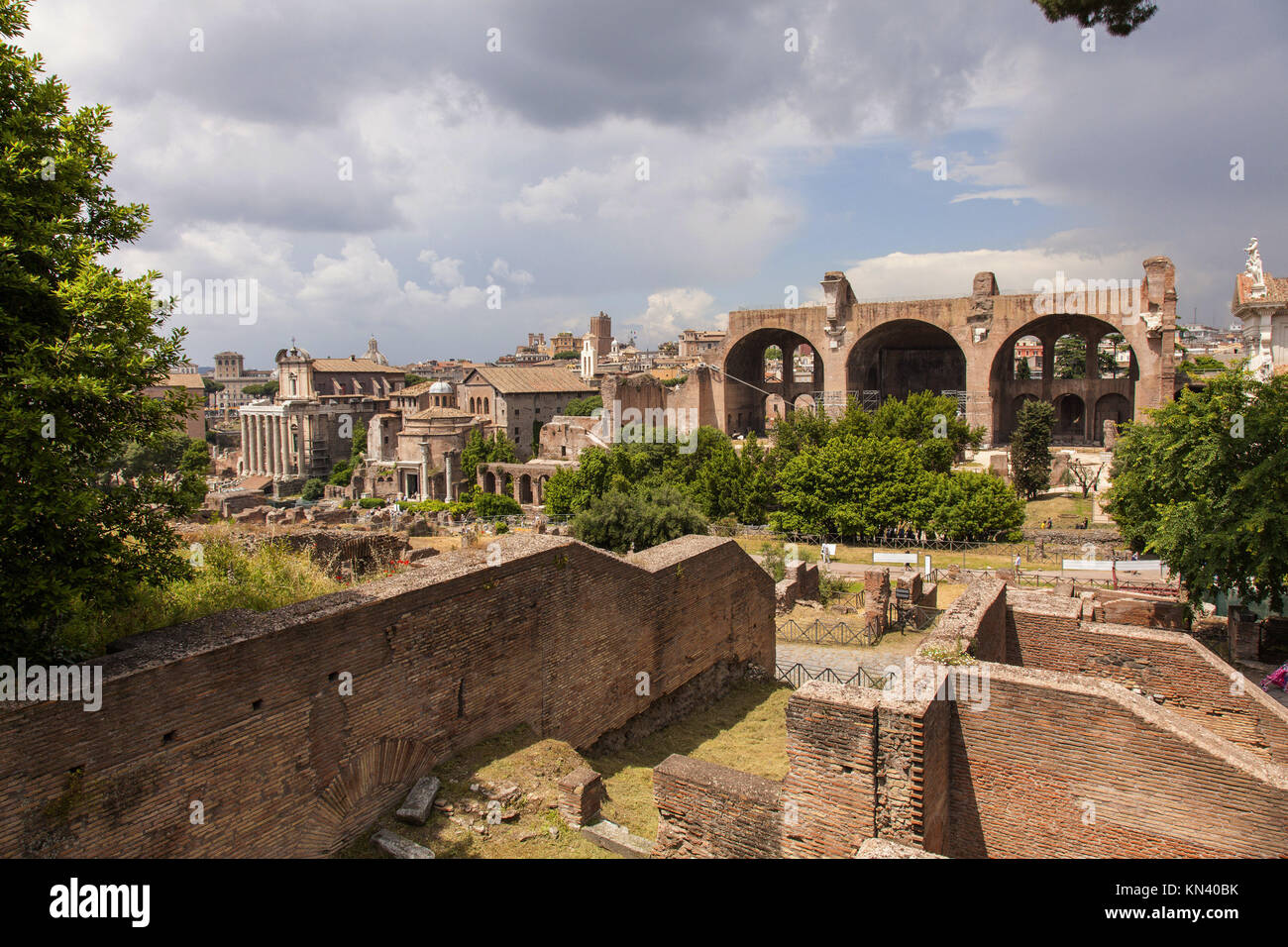 Basilica maxentius constantine hi-res stock photography and images - Alamy