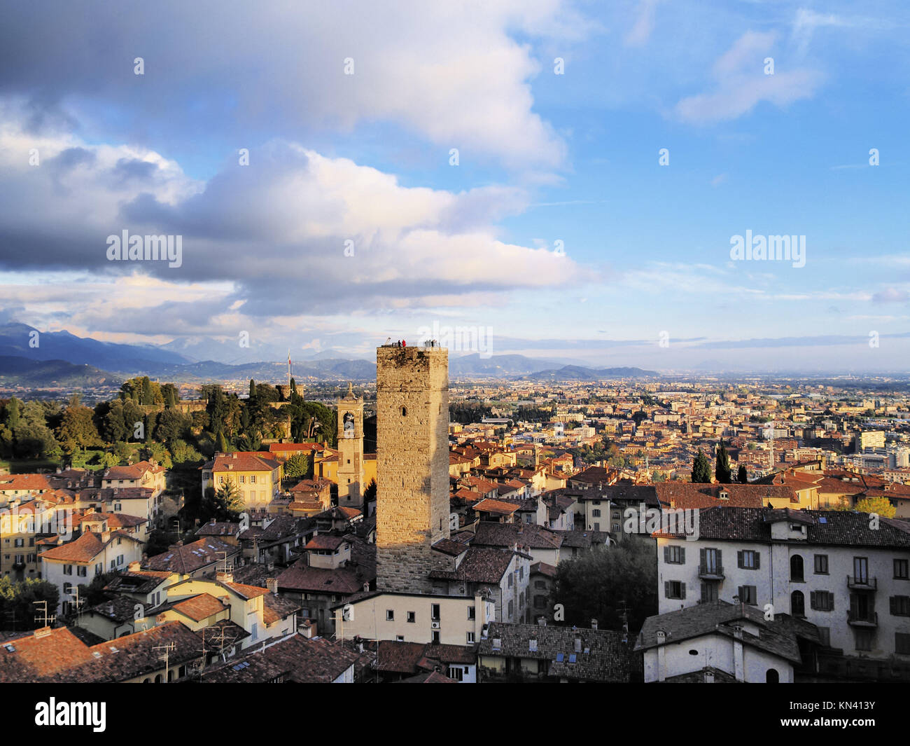 Bergamo town hall hi-res stock photography and images - Alamy