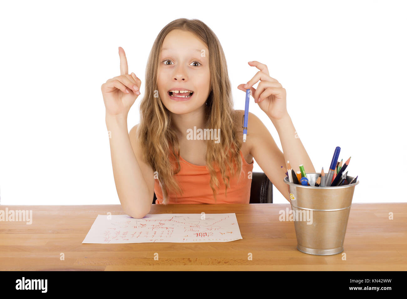 Child sitting on a table child sitting on a table hi-res stock ...